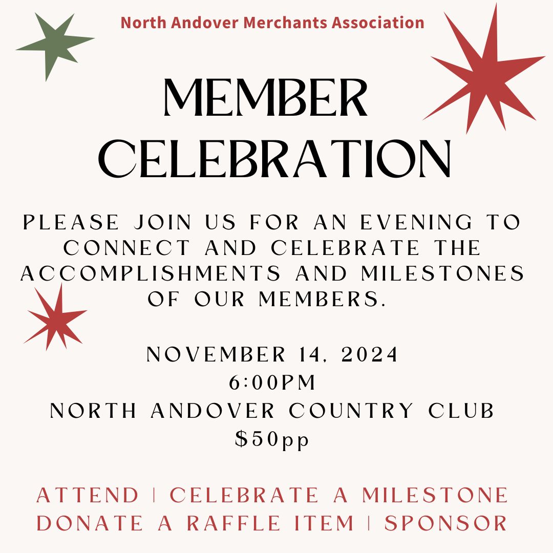 Member Celebration - North Andover Merchants Association